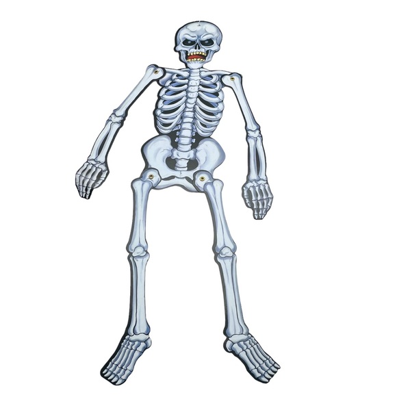 Russ | Holiday | Vintage Russ Skeleton Halloween Die Cut Decoration ...